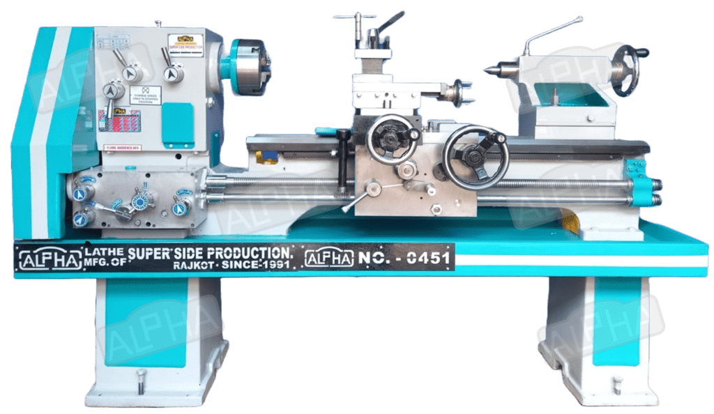 OUR PRODUCT - Alpha Lathe Machine Mfg By, Super Side Production -Rajkot